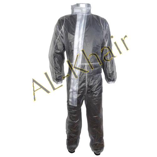Standard quality clear plastic rain suit - Al Khair International